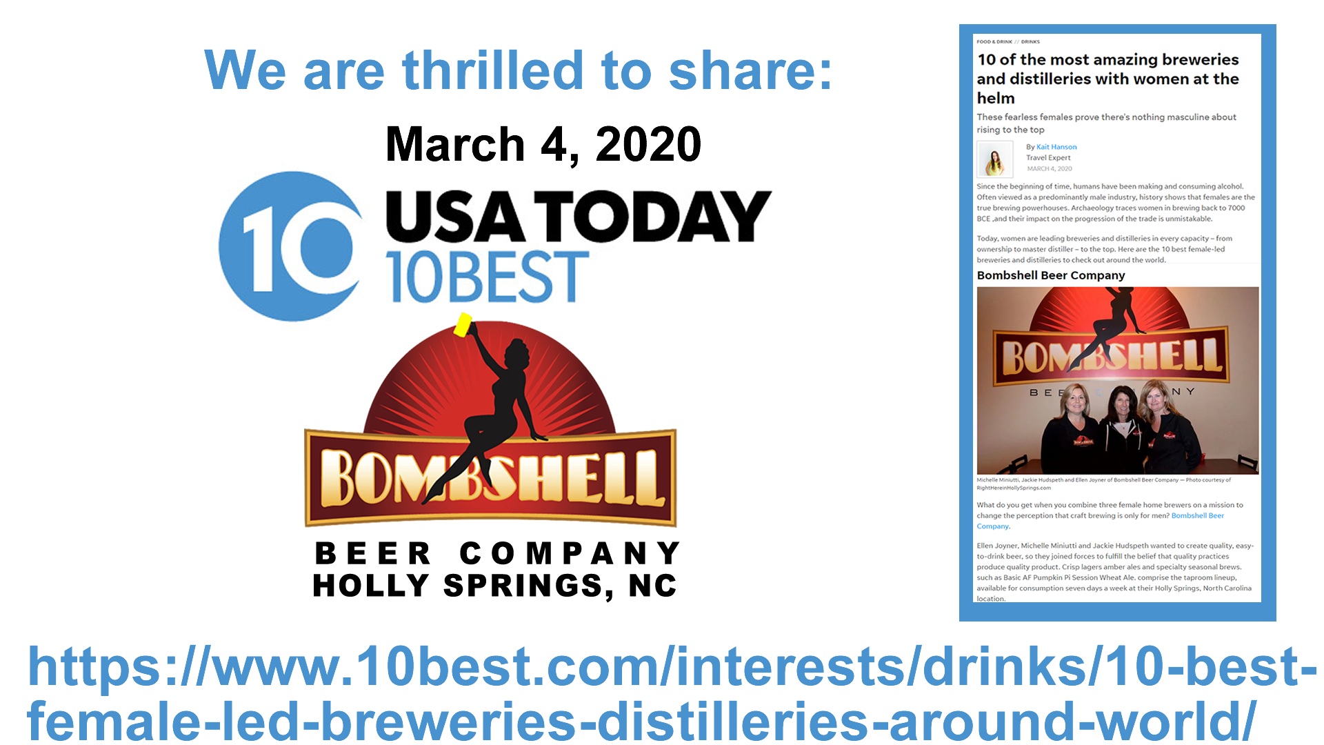 Bombshell Beer Company > Home